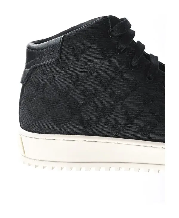 Emporio Armani Logo Lace Skate Shoes