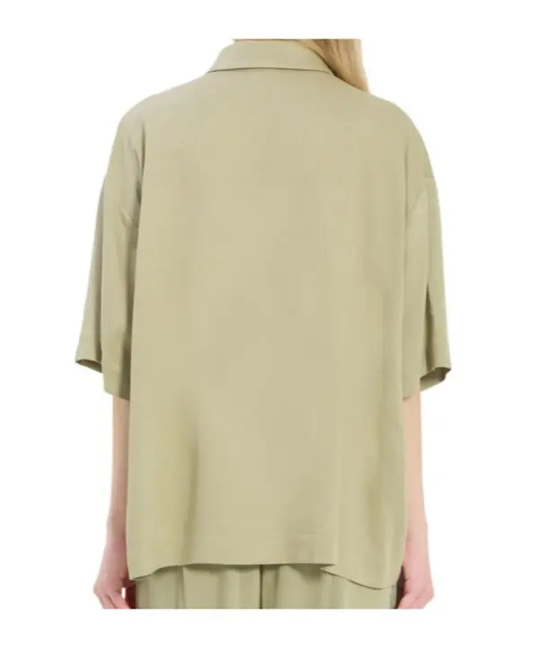 THE FRANKIE SHOP Eda Fluid Polo Shirt