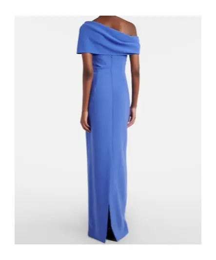 Carolina Herrera Draped Off-shoulder Crêpe Gown