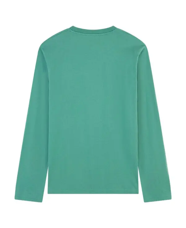 Maison Kitsuné Fox Head Patch Long-sleeved T-shirt