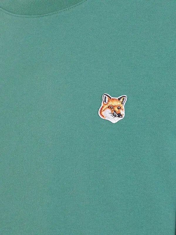 Maison Kitsuné Fox Head Patch Long-sleeved T-shirt