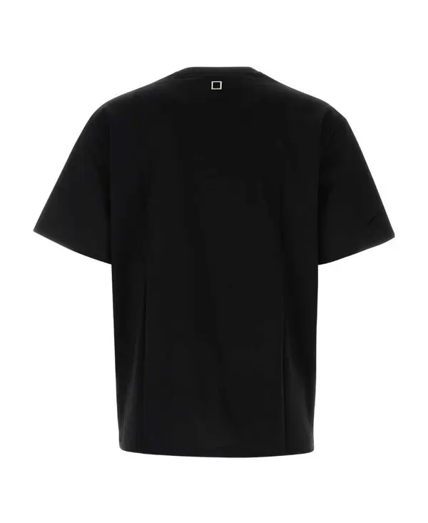 WOOYOUNGMI Logo-plaque Cotton T-shirt