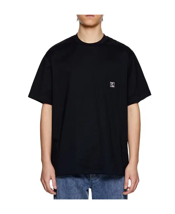 WOOYOUNGMI Logo-plaque Cotton T-shirt