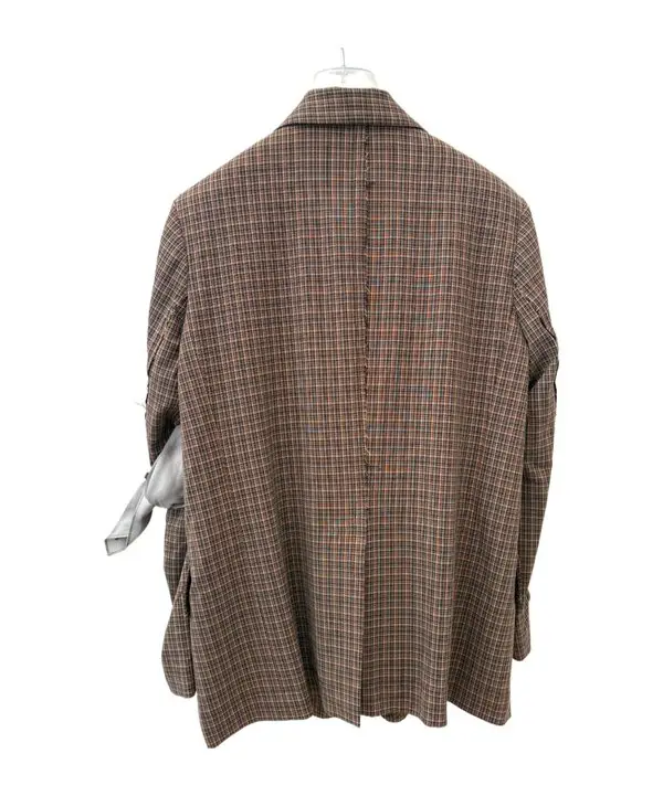SONG FOR THE MUTE Checked Blazer