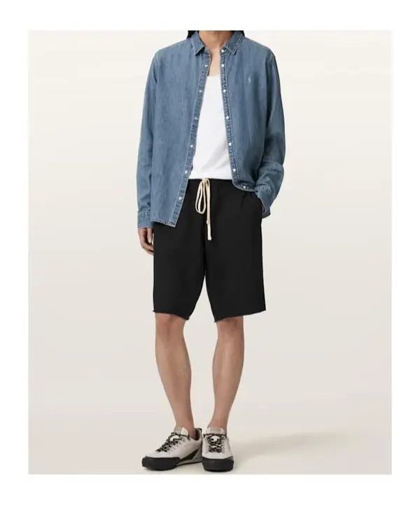 ALLSAINTS Helix Straight Fit Sweat Shorts