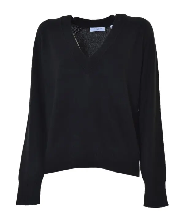 Equipment Madalene V-neck Cashmere Jumper - Black