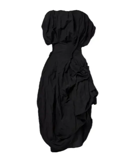 Magda Butrym Draped Cotton-blend Cocktail Dress