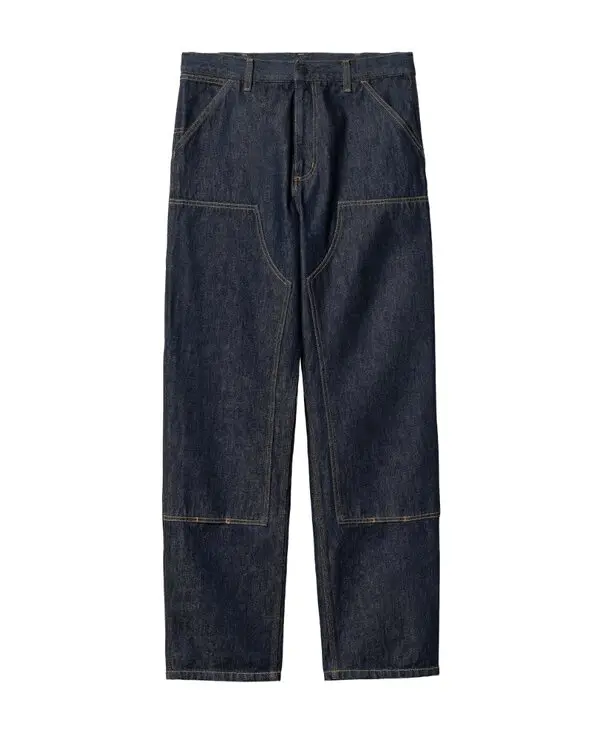 Carhartt Work In Progress Logo-patch Straight-leg Jeans