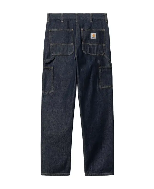 Carhartt Work In Progress Logo-patch Straight-leg Jeans