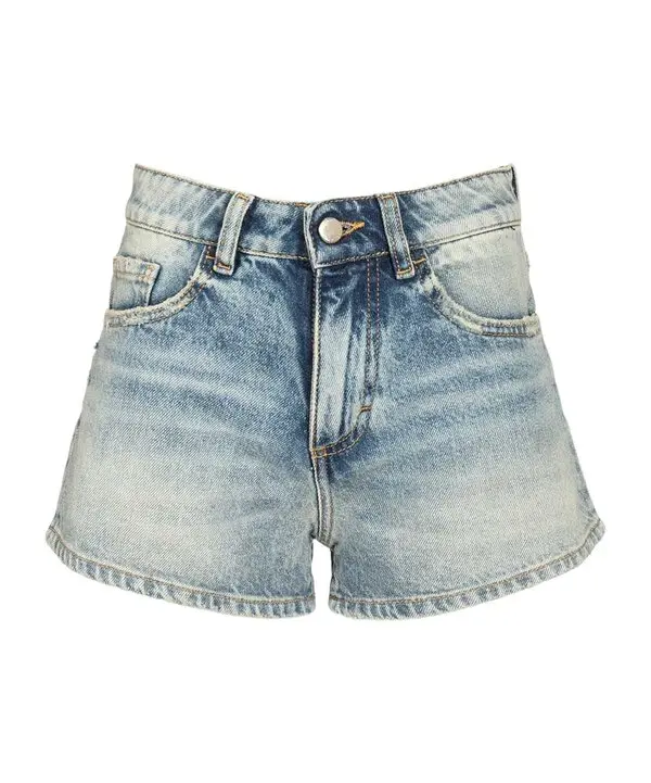 ICON DENIM LOS ANGELES Mini Five-pocket Shorts - Gray