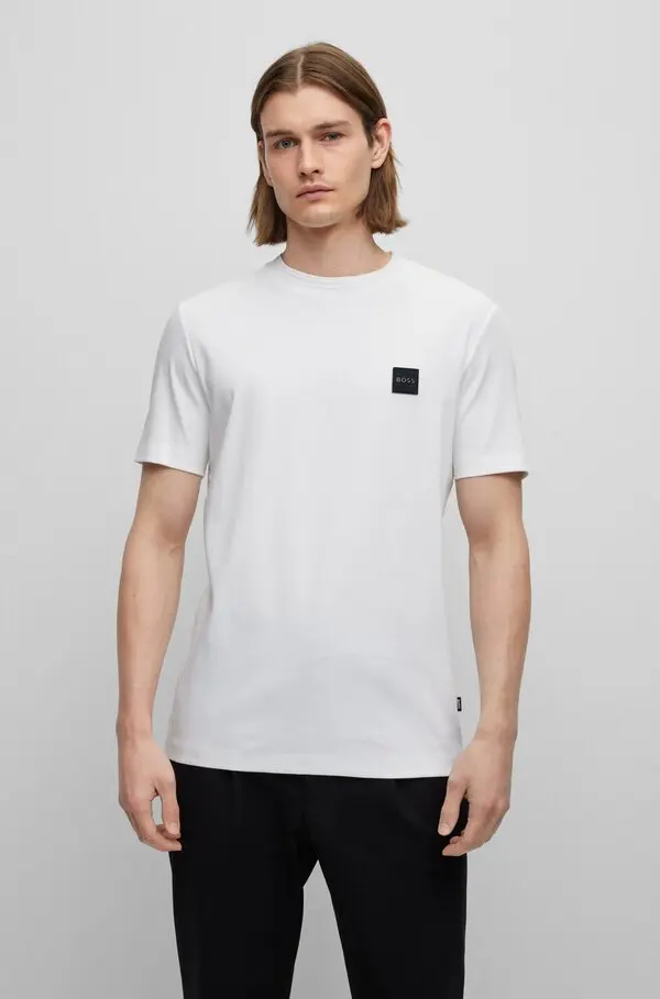 Hugo Boss Logo-appliqué Cotton T-shirt