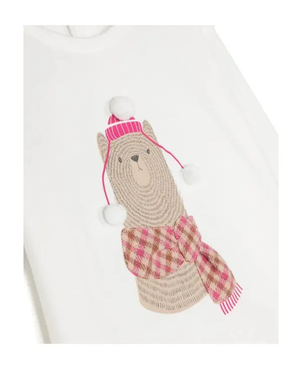 IL GUFO Crewneck T-shirt With Teddy Bear Print