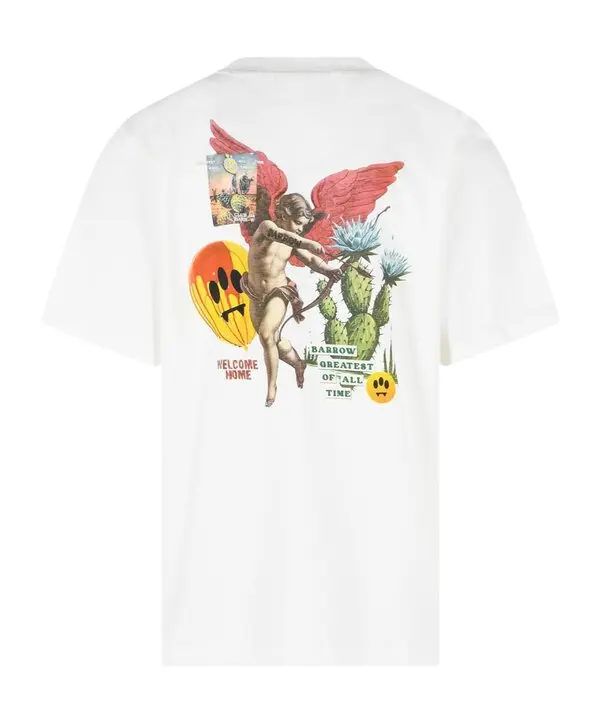 BARROW Logo Printed Jersey T-shirt