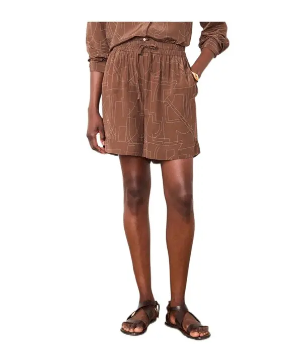 Officine Générale Drawstring Shorts - Brown