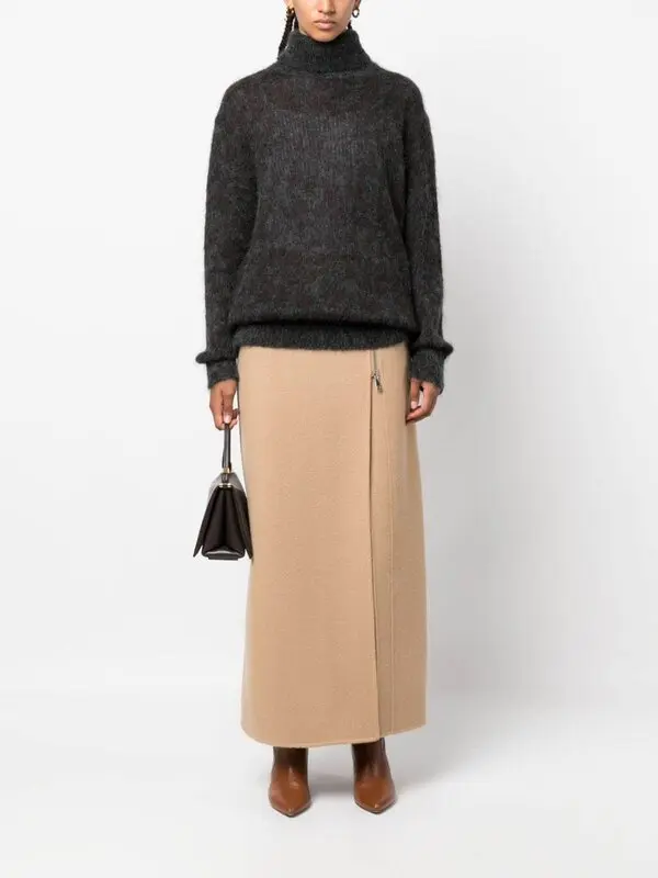 P.a.r.o.s.h Zip-up Wool Skirt