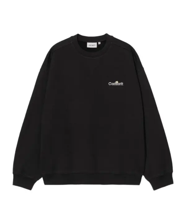 Carhartt Work In Progress Logo Sweatshirt - Black