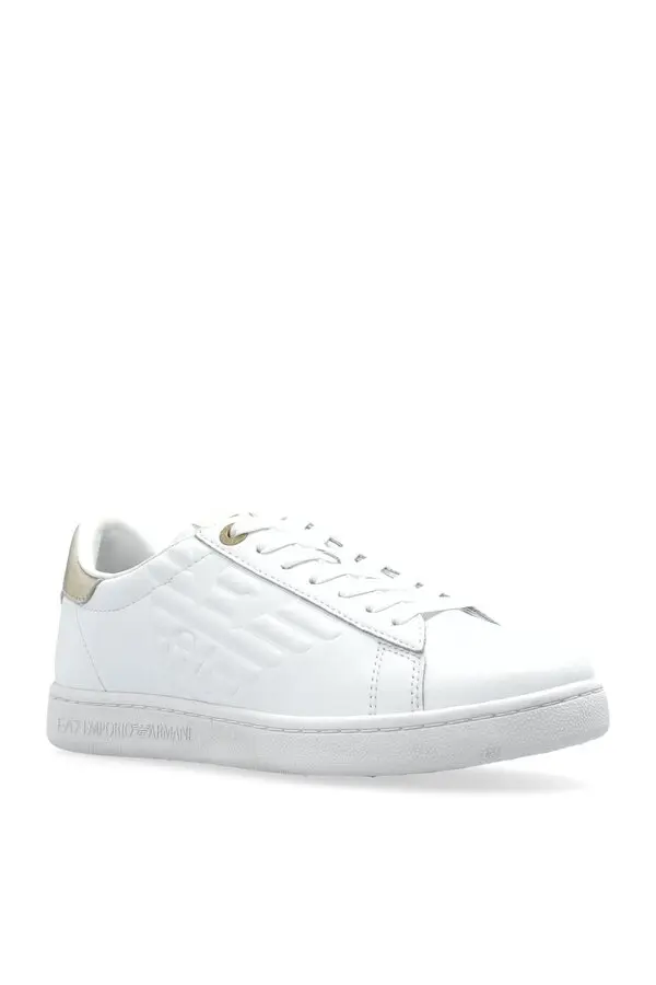 EA7 Logo-embossed Lace-up Sneakers