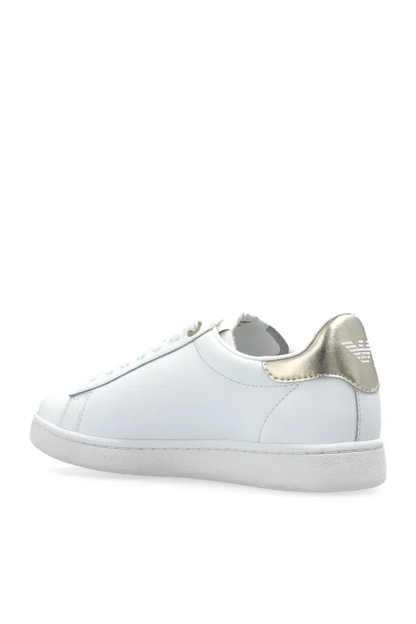 EA7 Logo-embossed Lace-up Sneakers