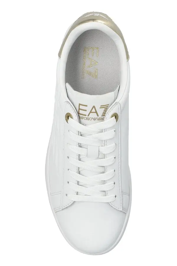 EA7 Logo-embossed Lace-up Sneakers