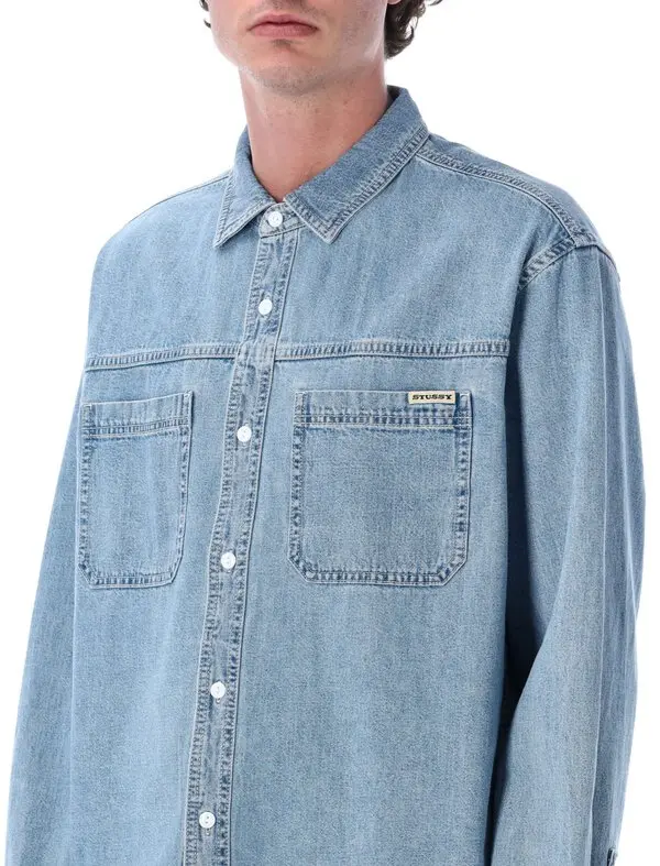 StÜssy Long-sleeved Denim Shirt