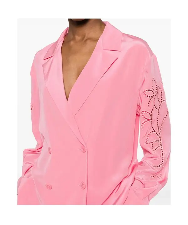 ERMANNO FIRENZE Cutout Double-breasted Jacket