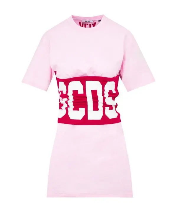 Gcds Logo-print T-shirt Dress