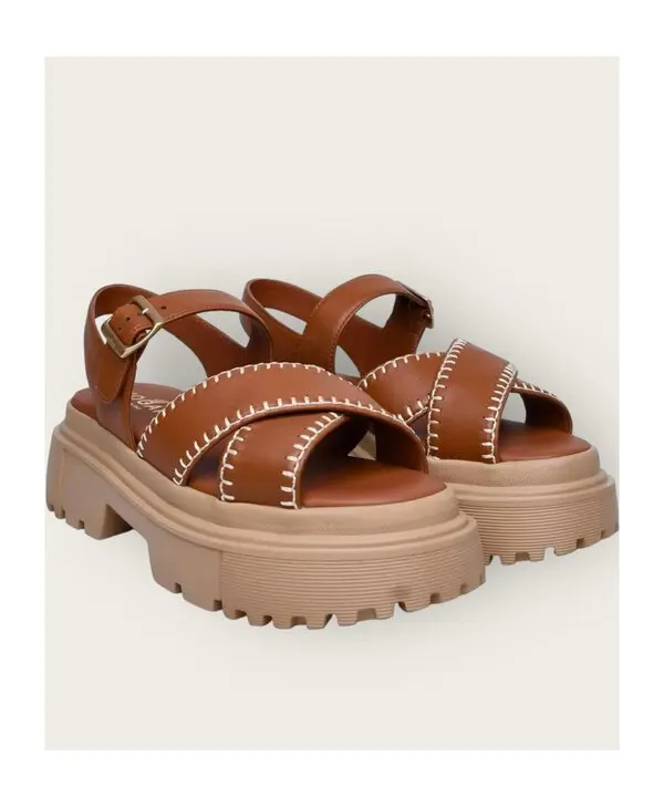 Hogan Open Toe Flat Sandals