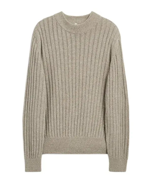 SUNFLOWER Ribbed Crew Neck Sweater