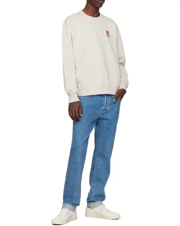 Kenzo Logo-embroidered Crewneck Sweatshirt