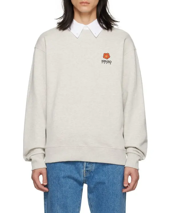 Kenzo Logo-embroidered Crewneck Sweatshirt