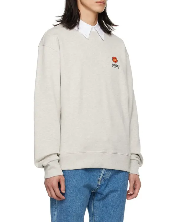 Kenzo Logo-embroidered Crewneck Sweatshirt