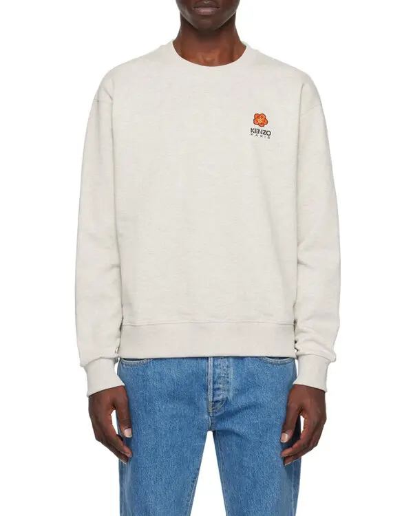 Kenzo Logo-embroidered Crewneck Sweatshirt