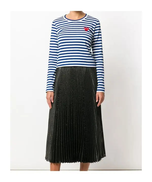 Play Comme Des Garcon Comme Des Garçons Play Striped Long-sleeved T-shirt