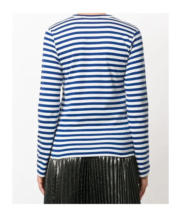 Play Comme Des Garcon Comme Des Garçons Play Striped Long-sleeved T-shirt