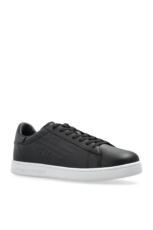 EA7 Logo-embossed Lace-up Sneakers