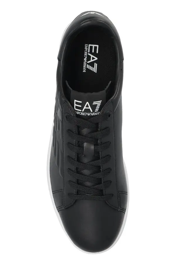 EA7 Logo-embossed Lace-up Sneakers