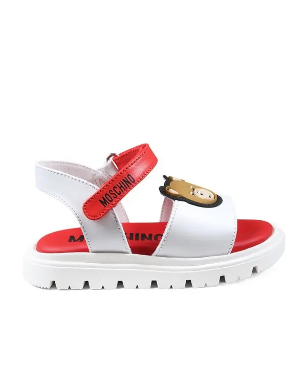Moschino Round-headed Sandals - Red