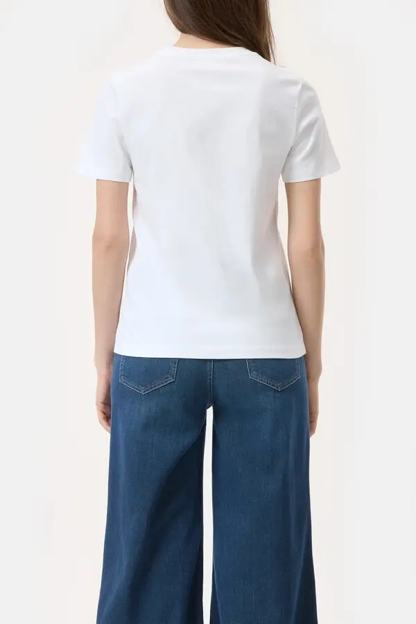 Closed Ribbed Crew Neck T-shirt