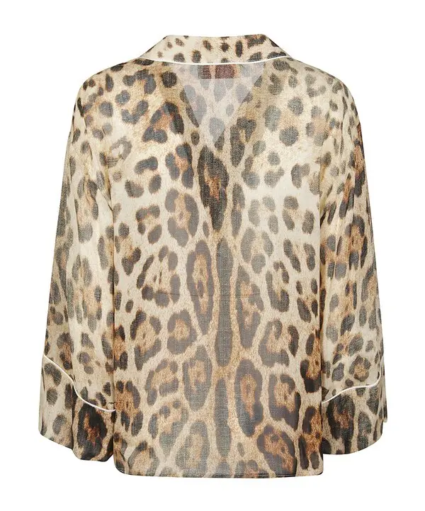 ERMANNO FIRENZE Printed Long Sleeve Pyjama Shirt