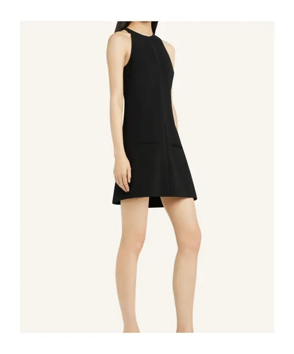 COURREGES A-line Mini Dress With Sticker Pockets