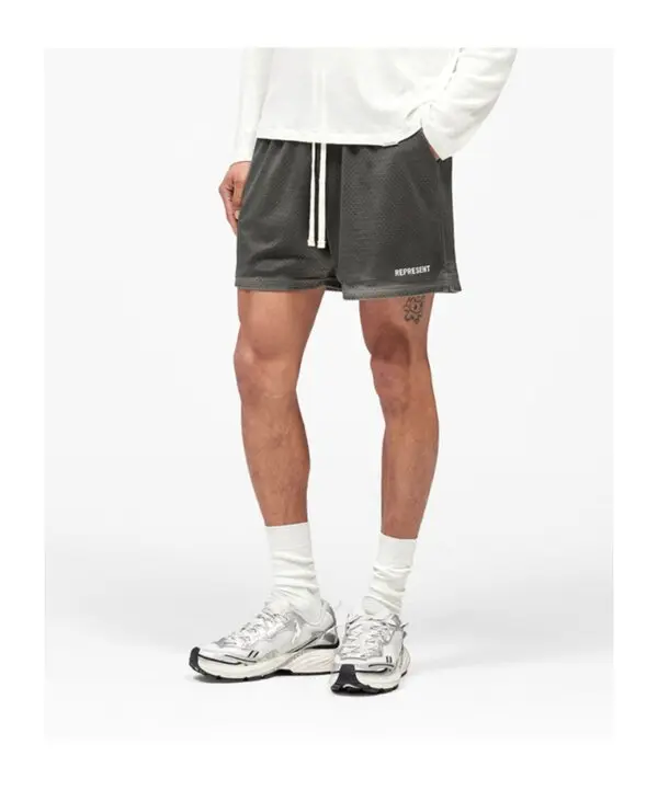 REPRESENT Washed Mesh Shorts