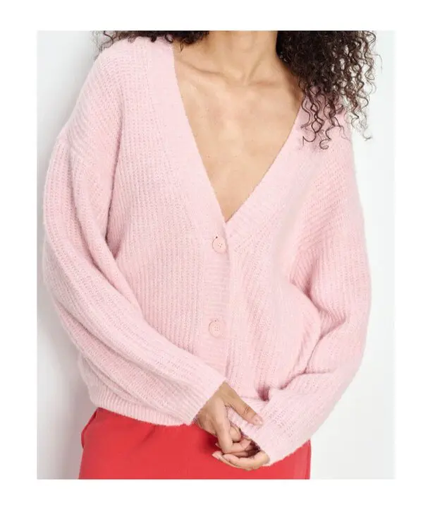American Vintage V-neck Long-sleeved Cardigan