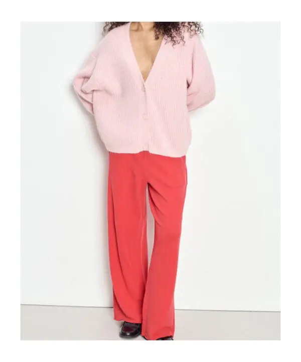 American Vintage V-neck Long-sleeved Cardigan