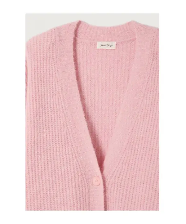 American Vintage V-neck Long-sleeved Cardigan