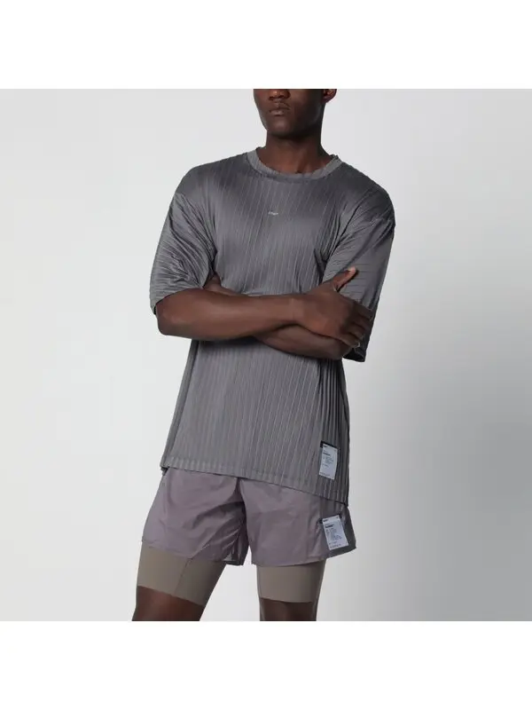 Satisfy Auralite Pleated T-shirt - Gray