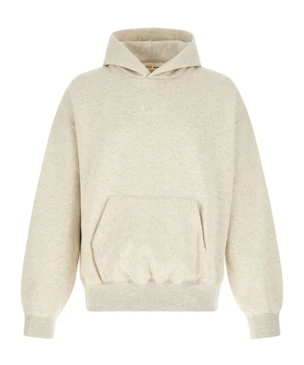 Fear Of God Long-sleeved Hoodie With Embroidered Logo - Nude