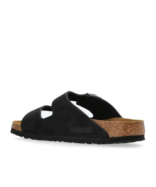 BIRKENSTOCK Arizona Slip-on Sandals With Adjustable Buckles - Black