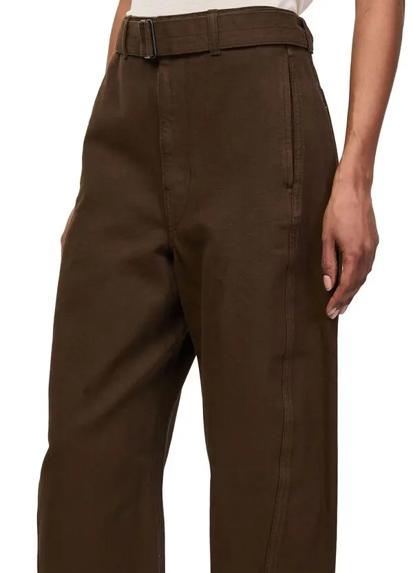 LEMAIRE Pants With Braided Belt