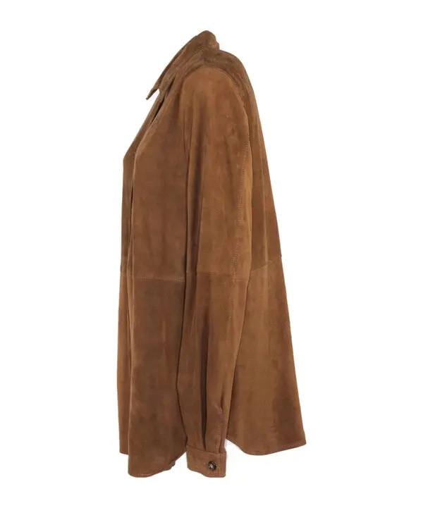 SEMICOUTURE Classic Collar Button-up Shirt Jacket