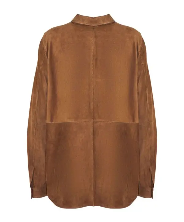 SEMICOUTURE Classic Collar Button-up Shirt Jacket